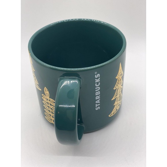 Starbucks | Dining | Starbucks Stacking 25 Green Holiday Mug 14 Fl Oz ...